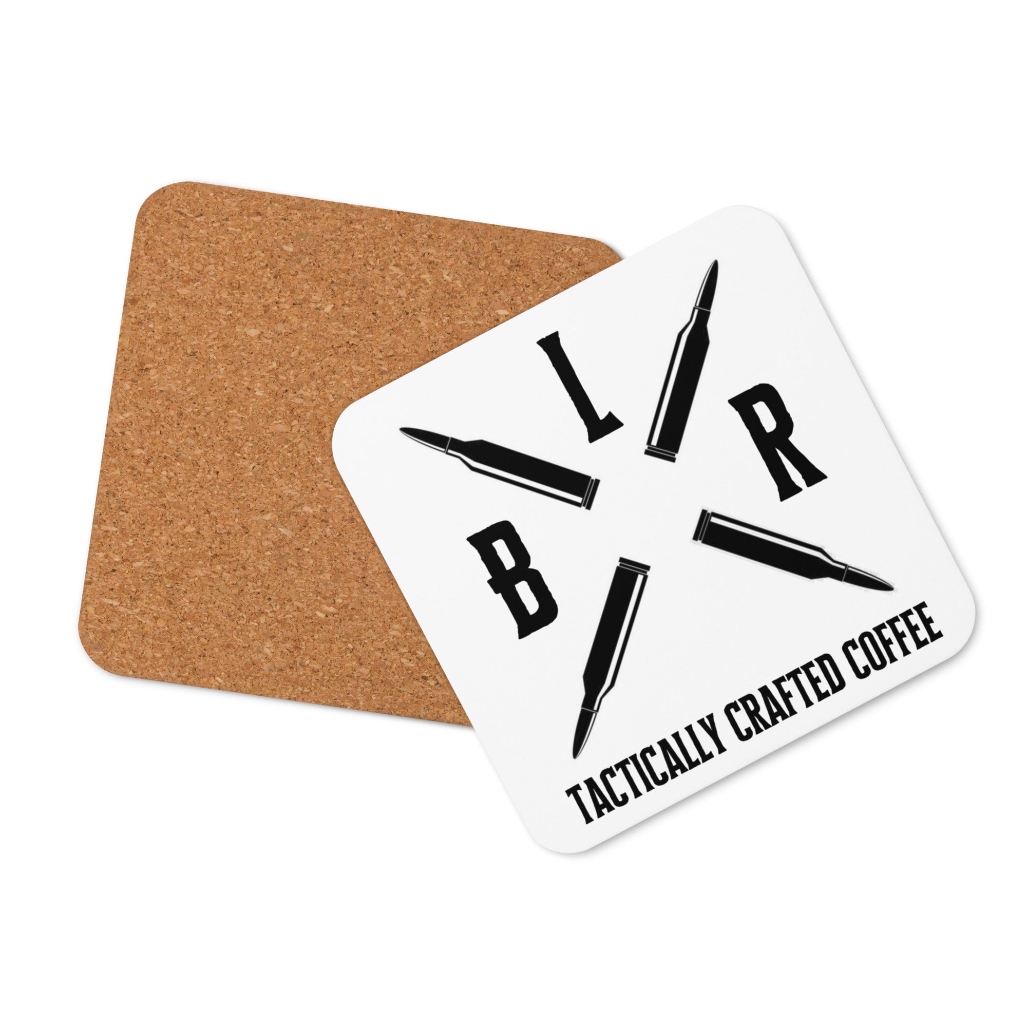 Single Cork-Back Bullet Logo Coaster – BLUE LINE ROASTING